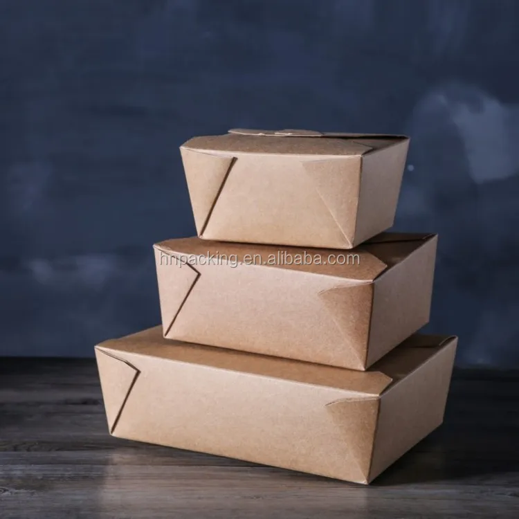 Kraft Degradable Food Take Away Box Bio - Buy Box Bio,Bio Take Away Box ...