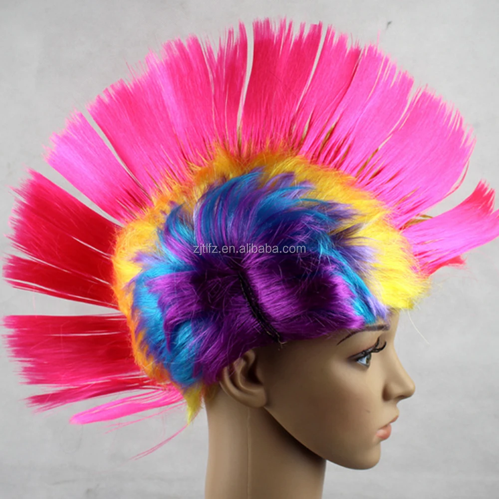 Halloween Funny Crazy Costume Party Human Hair Wig - Buy Halloween ...