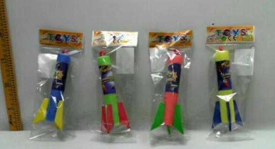 Custom Imprinted Bungee Rocket Foam Rocket Promotional Toy