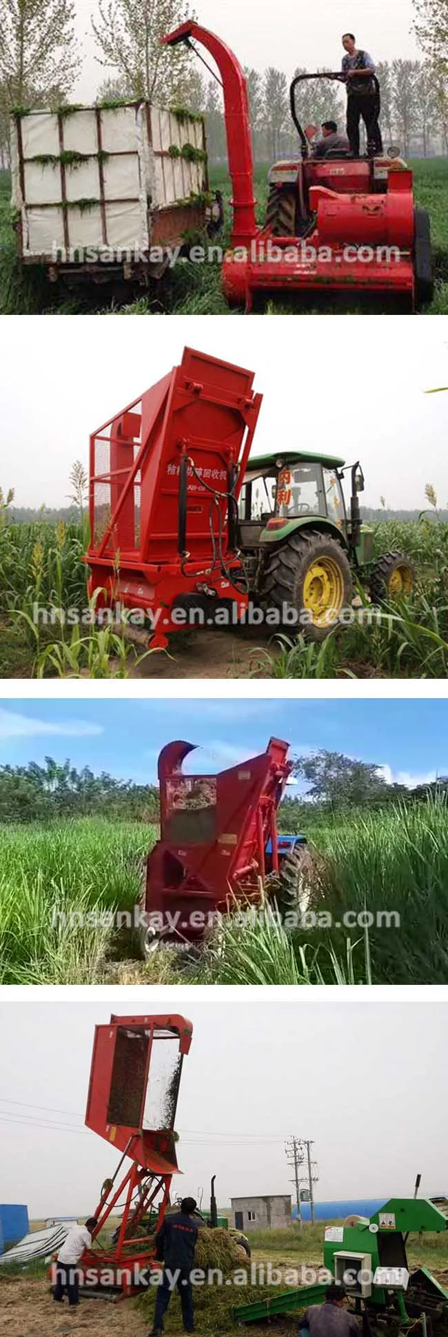 Corn Machinery Tractor Pto Drive Maize Silage Harvester For Sale - Buy ...