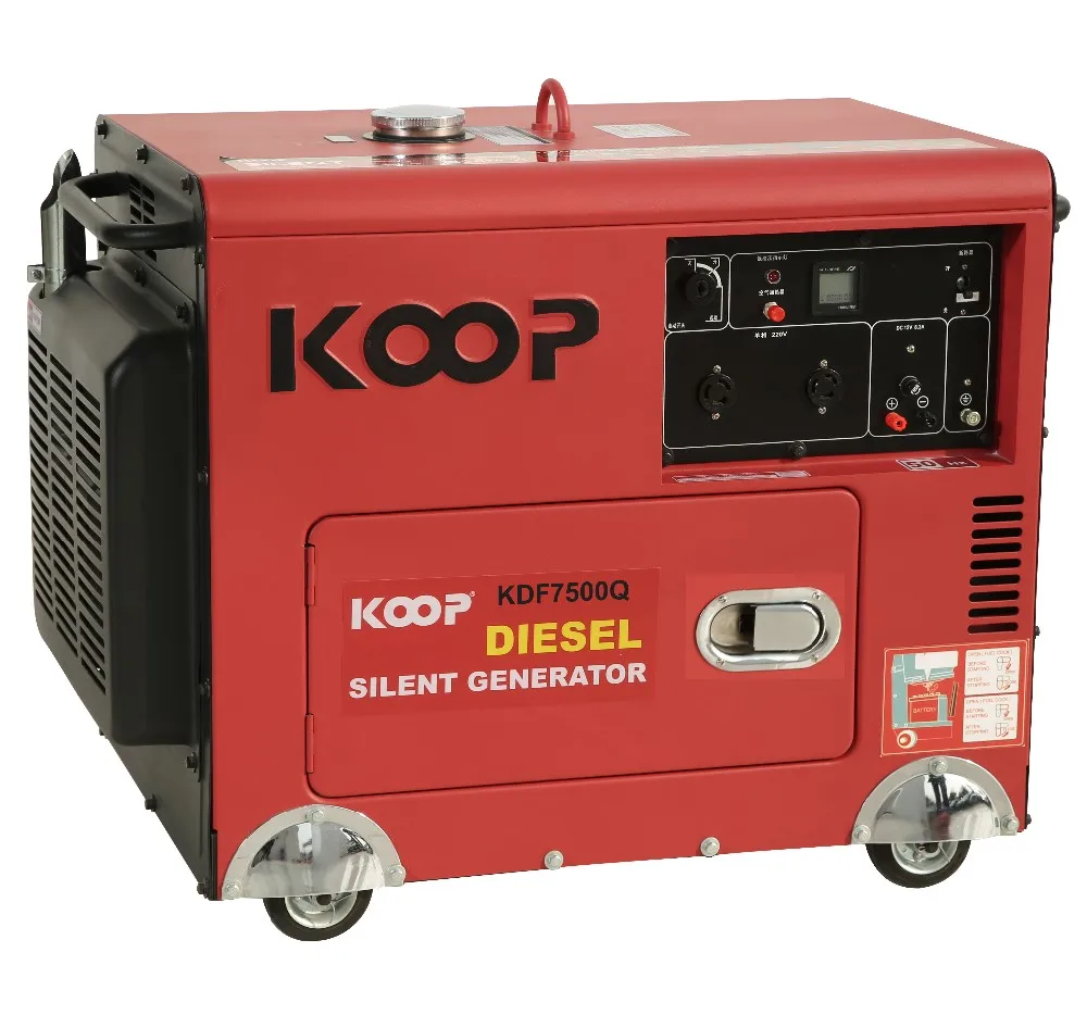 7.0kva Silent Diesel Generator - KOOP KDF8500Q (3-phase)