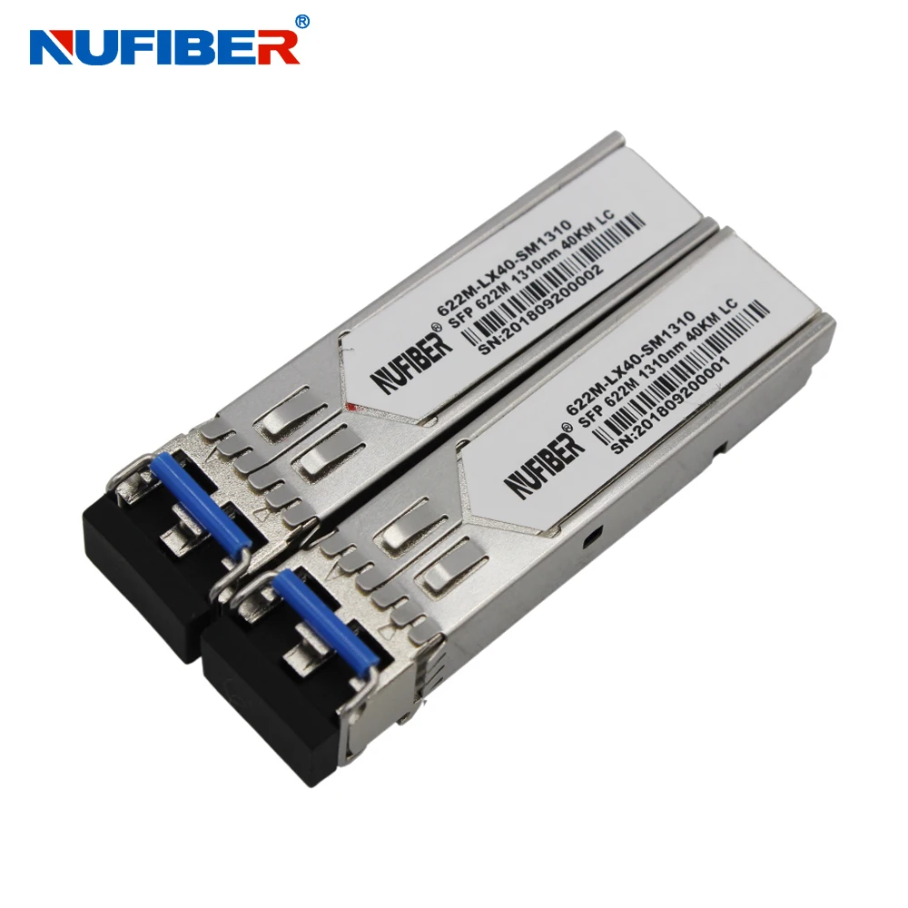 Compatible Sfp Lc Sc Fast Connector 40km 1310nm 622m Transceiver - Buy ...