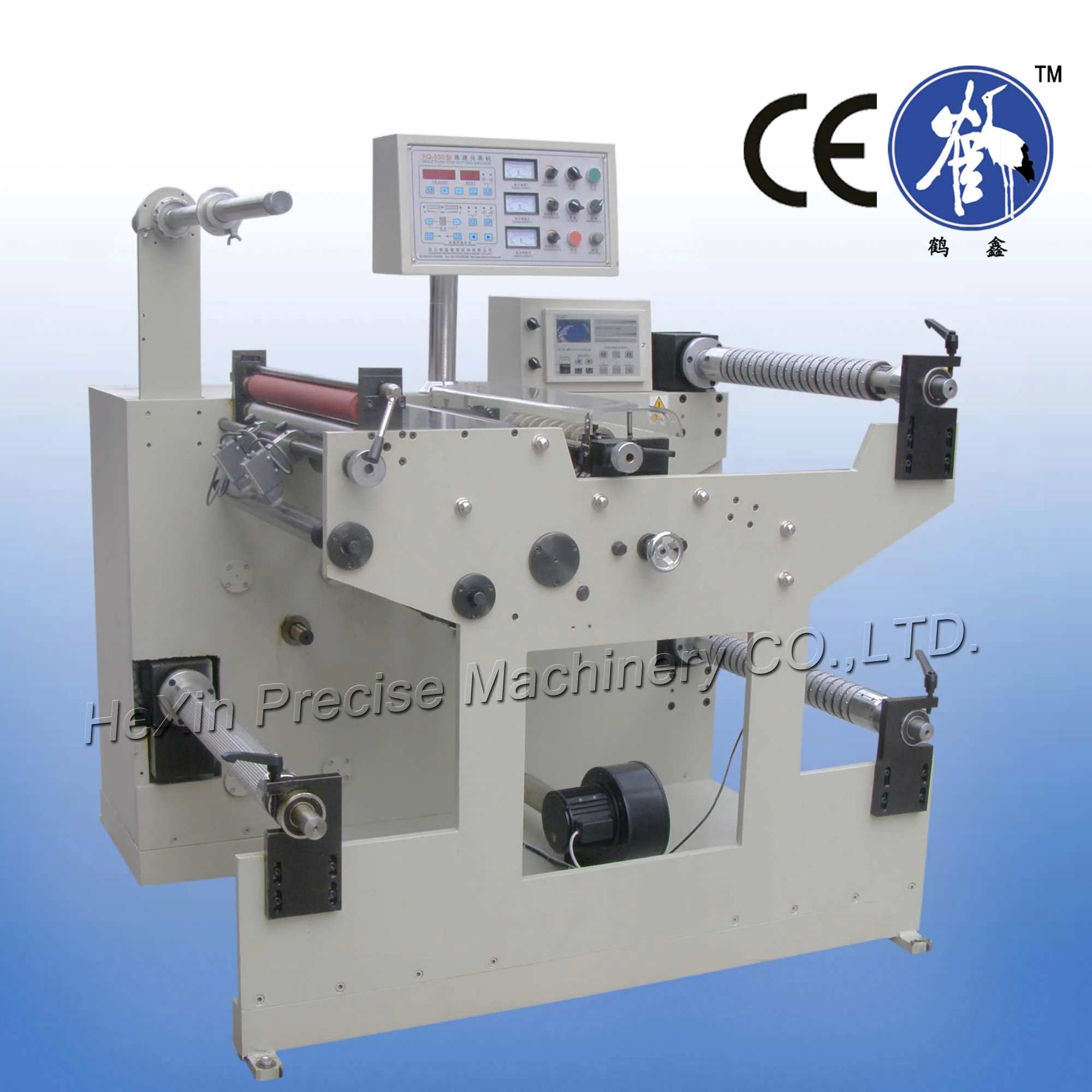Automatic Adhesive Sticker Slitting Rewinding Machine, View adhesive ...