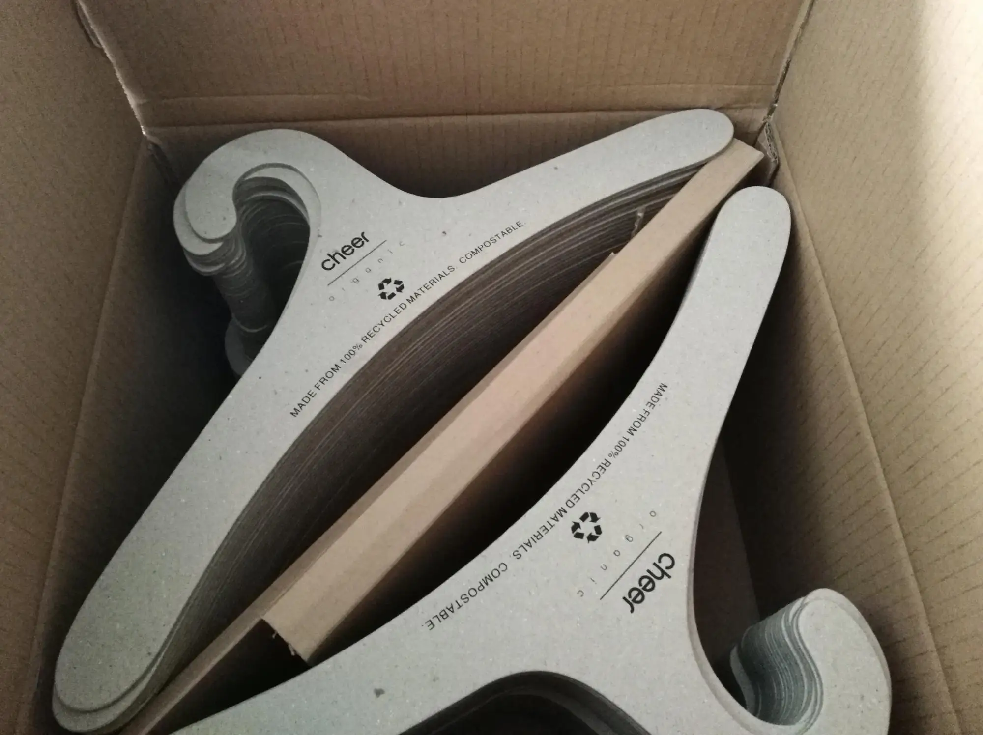 Recycled Paper Hanger Eco-friendly Card Hanger - Buy Cardboard Clothes ...