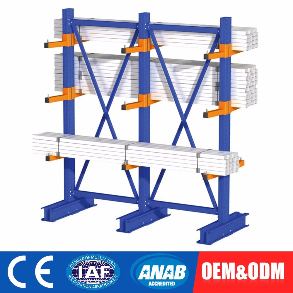 Single Or Double Side Warehouse Cantilevered Racking/arm Cantilever ...