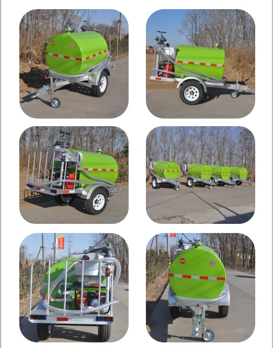 Fire Fighting Small Water Tank Transport Trailer Car Trailer Use Tank ...