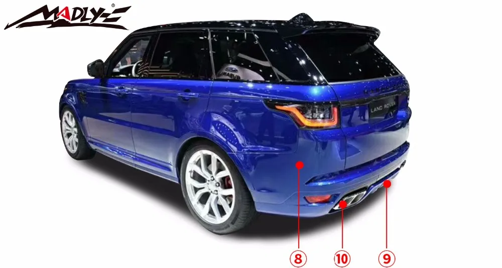 2018 Range Rover Body Kits - SVR Style for Land Rover Sport