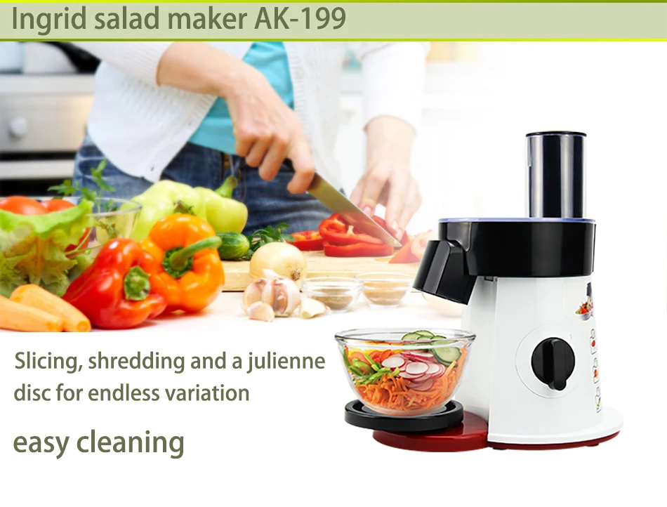 New Design Electric Salad Maker Ak-199 - Buy Electric Salad Maker ...