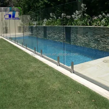 Cheap Pool Fence Used Toughened Frosted Glass Pool Fence Tempered Glass ...