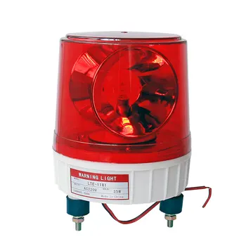Lte-1181 Red Revolving Light Dc 12v 24v Ac 110v 220v - Buy Revolving ...