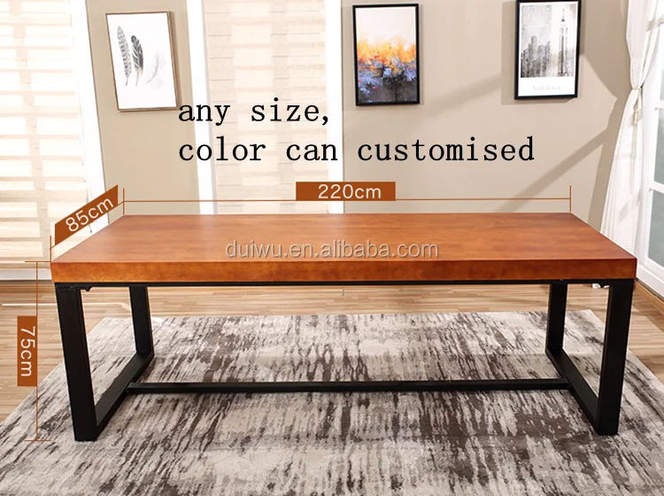 Foshan Custom Iron Dining Table - Industrial Metal Furniture