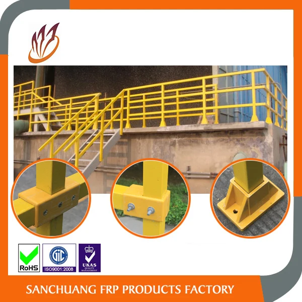Frp Fiberglass Handrail Railing Systems - Buy Fiberglass Handrail ...
