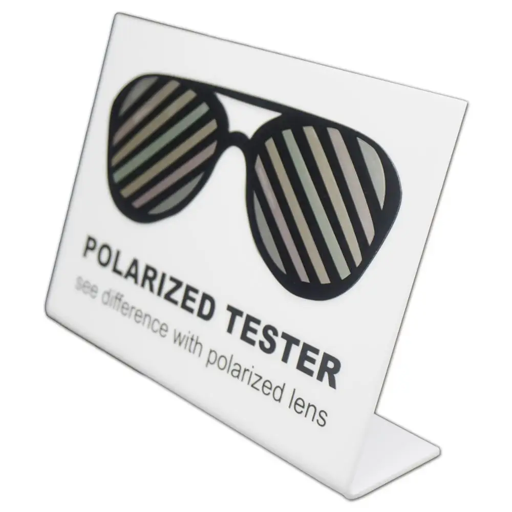Rainbow Effect Polarized Tester With Acrylic Display - Sunglasses Line ...