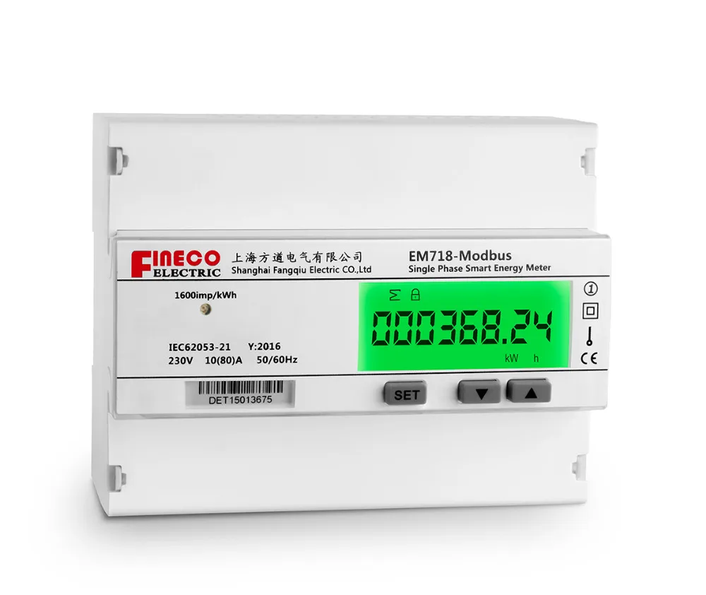 Em718-mod 230v 10(80)a Smartmeter Remote Control Electric Meter Digital ...