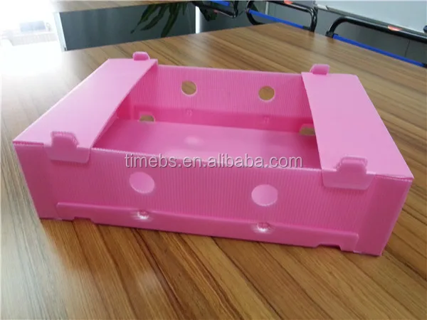 Custom Pp Corflute Plastic Corrugated Okra Box Plastic Corriboard ...