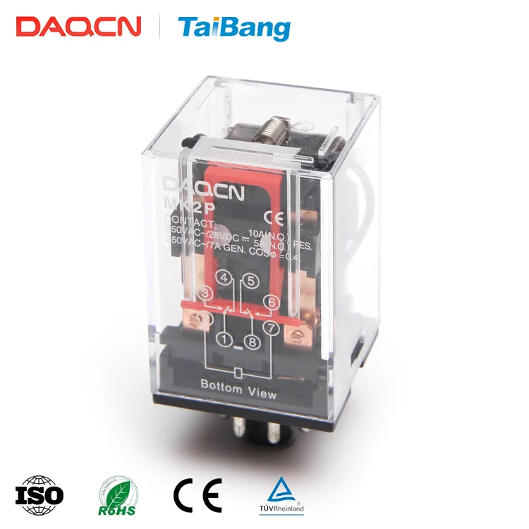 Daqcn Mk2p-i Dc 6v 12v 24v 48v 100v 110v Mini Size General Purpose ...