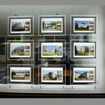 Frameless Led Advertising Light Box Estate Agent Window Signs - Buy Estate Agent Window Signs ...