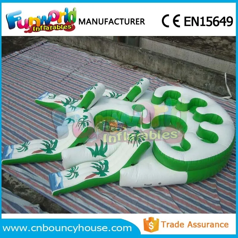 New Inflatable Lounge Island Tropical Tahiti Floating Island - Buy ...