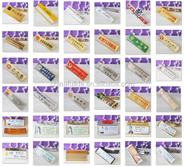 Epoxy Resin Domed Logo Plastic Reusable Name Badge - Buy Name Badge ...