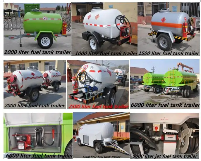 1000 Liter Small Single Axle Fuel Oil Tanker Semi Trailer - Buy Tanker ...