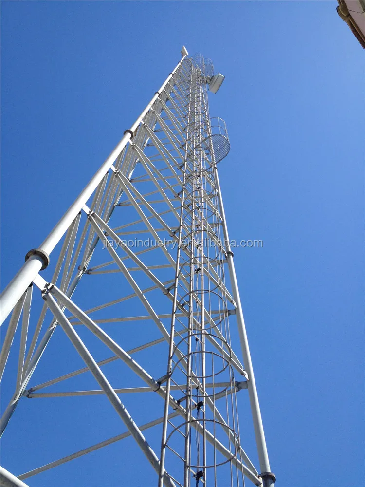 Free Standing Three Legged Tubular Self Antenna Telecommunication Tower ...