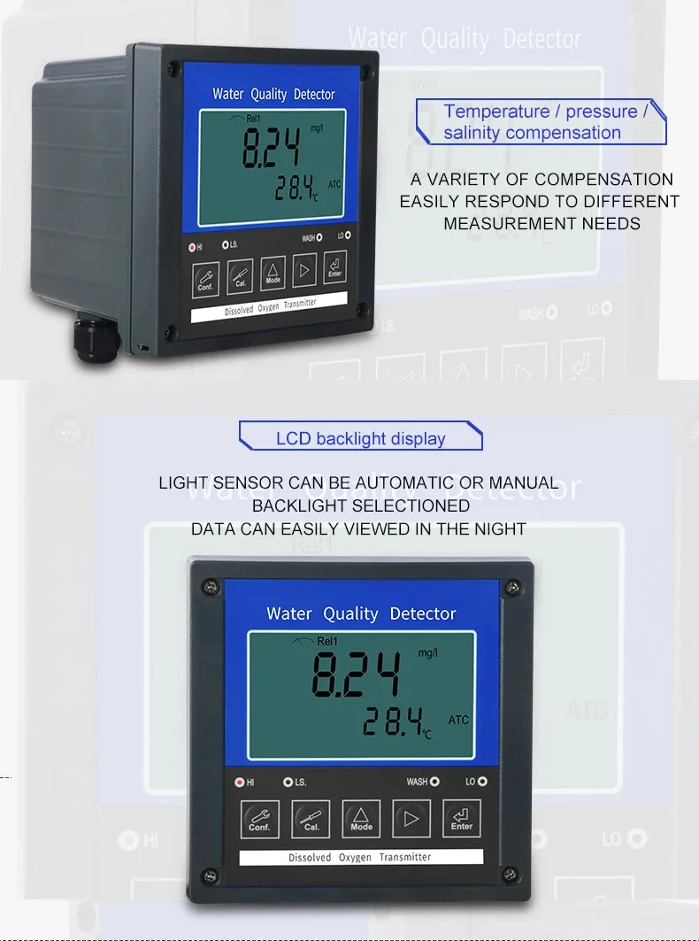 Hot Sale Online Dissolved Oxygen Meter Analyzer Concentration Water ...