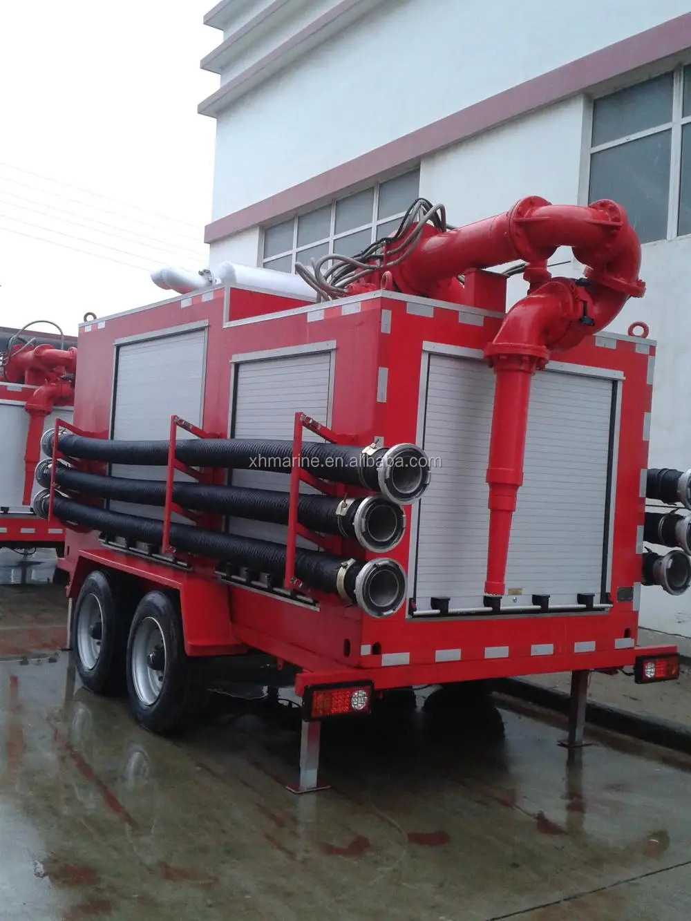 Marine Containerized FIFI System - One Fire Monitor & Diesel Engine ...
