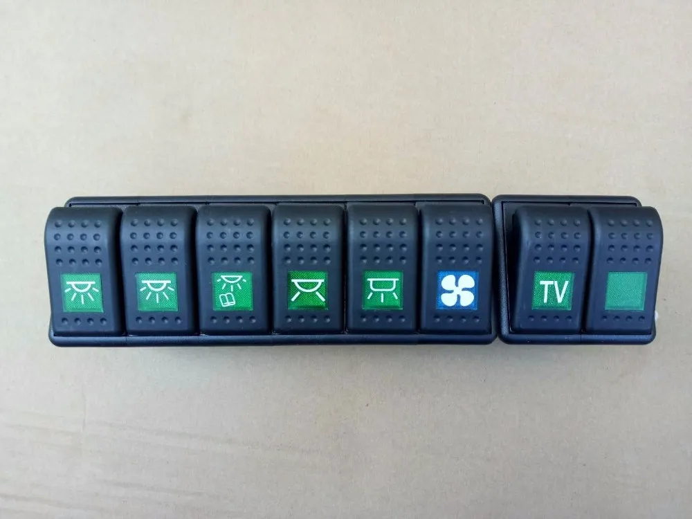 Coach Bus Retarder Switch W/LOGO HC-B-54003 - Universal