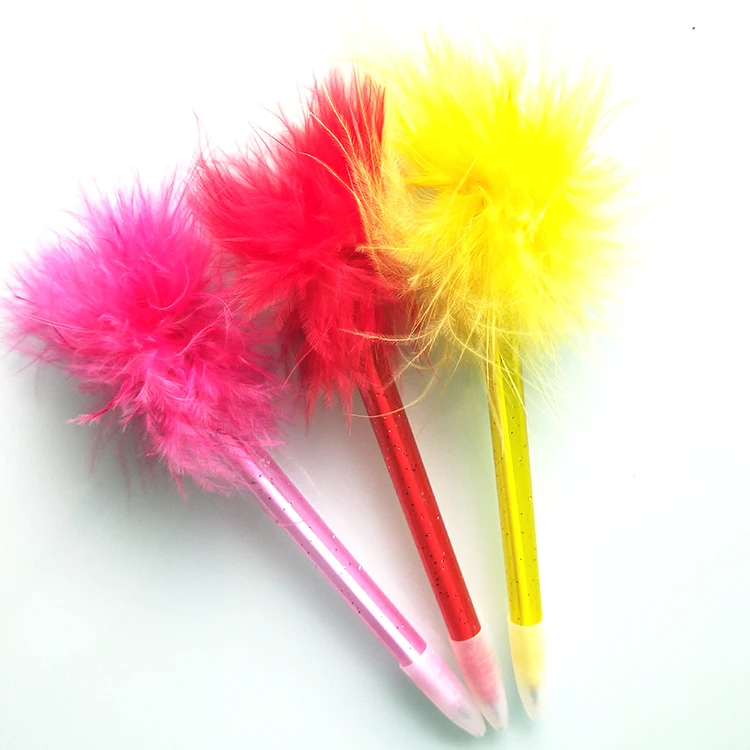 YBP16 Furry Plush Pen - Promotional Ballpoint Novelty