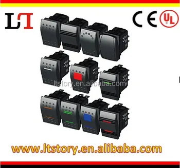 Marine Carling Rocker Switch Spdt Black Momentary (on)-off Switch - Buy ...