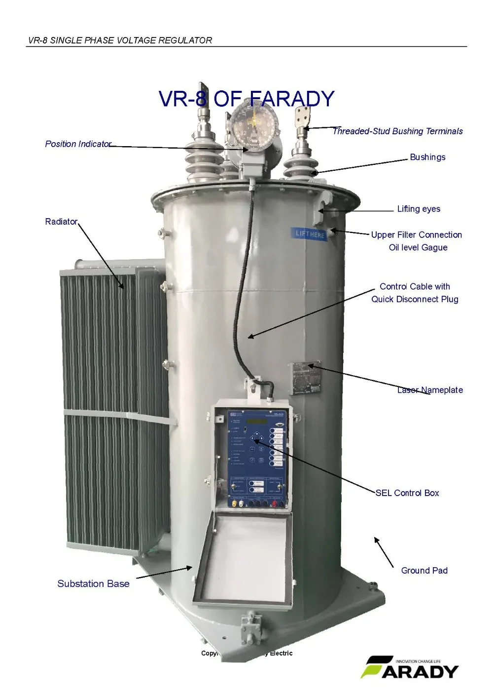 Single Phase Overhead Line 11kv Voltage Transformer - Buy 11kv Voltage ...
