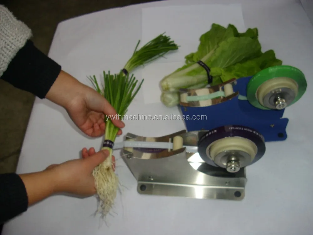 Ss Supermarket Vegetables Strapping Machine Tape Tying Machine - Buy Ss ...