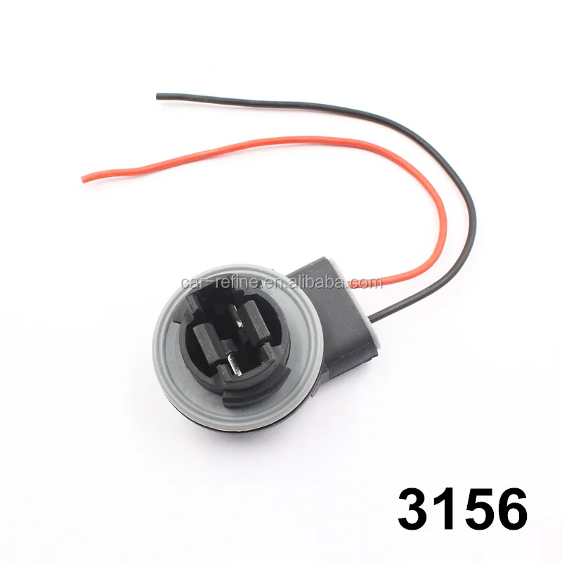 Carrefine 3156 3157 LED Bulb Socket Harness Plug Connector