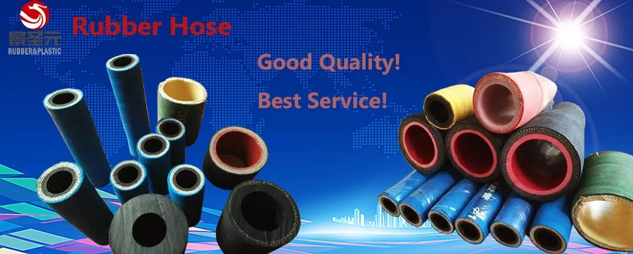 Nylon Reinforced 6 Inch Rubber Sea Water Pump Hoses Pipe 10bar