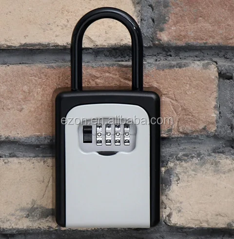 Real Estate Combination Lock Box/wall Mounted Key Lock Realtor Safe Box ...