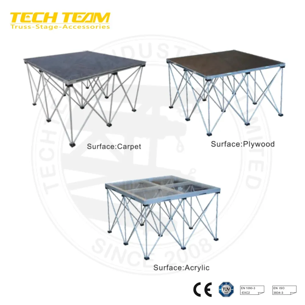 Techteam Portable Stage - Versatile and Durable Solutions