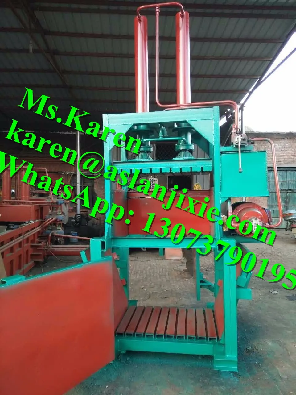 Waste Bale Press Machine / Multi Purpose Bailing Machine Price / Waste ...