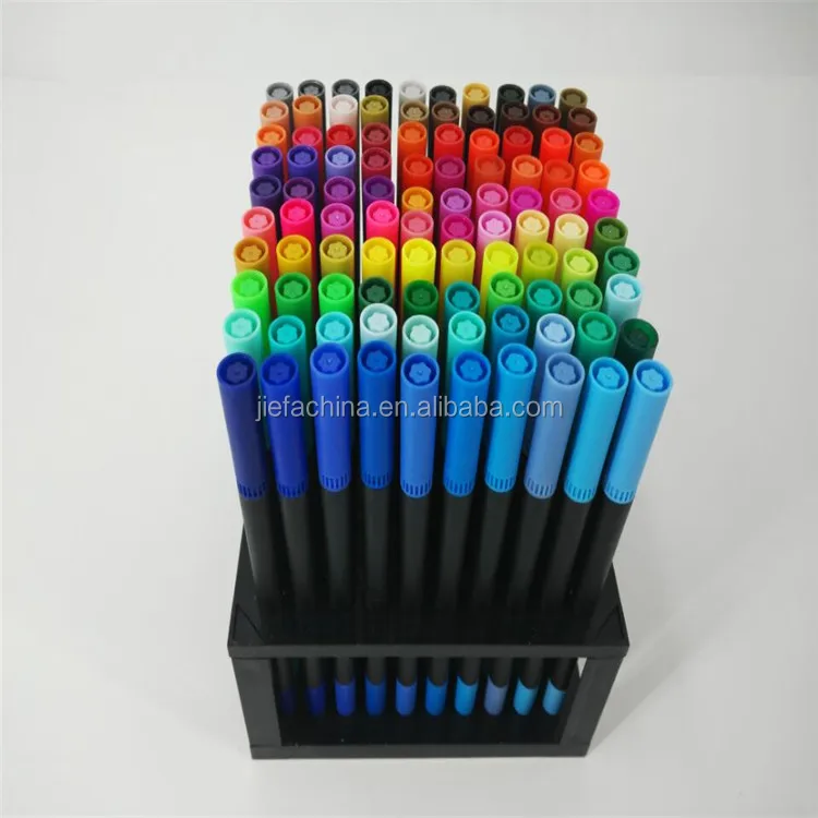 100 Colors Pvc Box Packing Dual Tip Watercolor Brush Pen - Buy 100 ...
