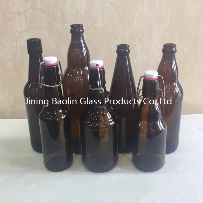 2 Liter Brown Glass Growlers - Perfect for Beverage Branding
