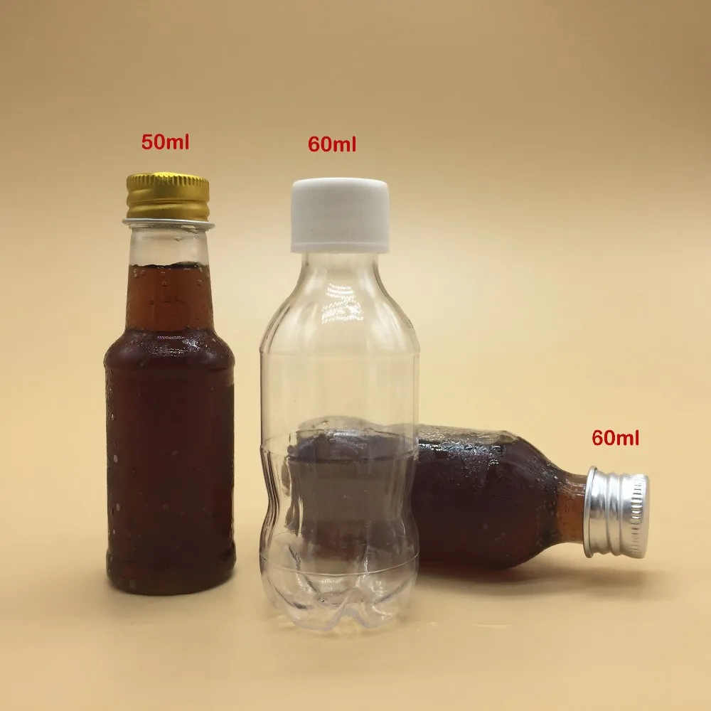 50ml 60ml Disposable Pet Bottle - Perfect for Juice & Wine