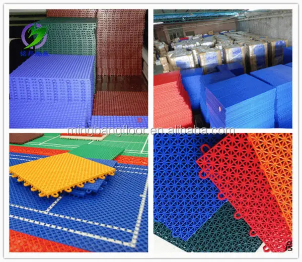 Outdoor Pp Interlocking Sports Floor Basketball /volleyball Court - Buy ...