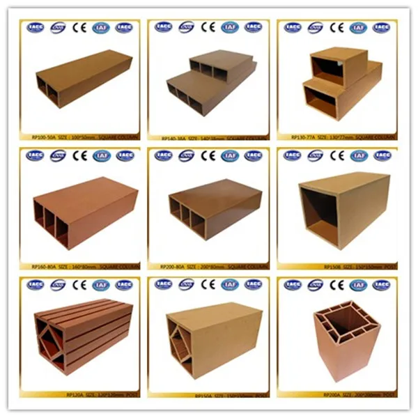 Rfq Rp200a Wpc Square Timber,Wpc Pillars,Wpc Post - Buy Wpc Pillars,Wpc ...