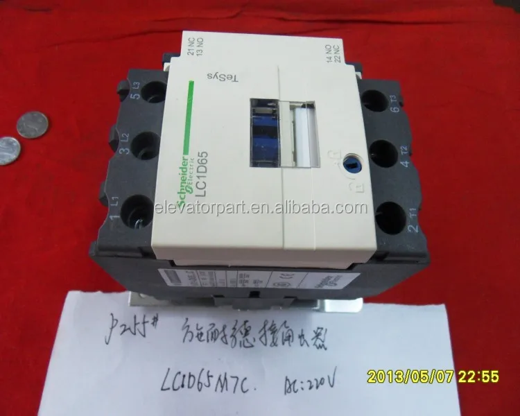 Lc1d65 Ac220v Contactor For Schneider Elevator - Buy Contactor Lc1-d65 ...