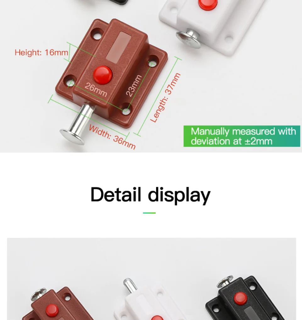 JIUFA Furniture Hardware - Secure with Spring Loaded Latches