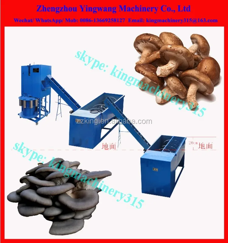 Full Automatic Mushroom Growing Bag Filling Sealing Machine Mushroom ...