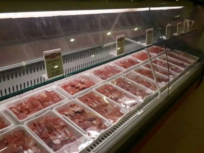 Butcher Meat Shop Refrigeration Equipment Meat Refrigerator - Buy Meat ...