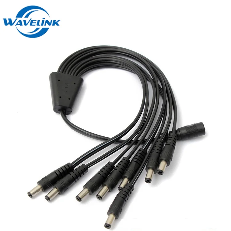 5 Way Power Splitter Cable 1 Female To5 Male Plug Dc Splitter Cable ...