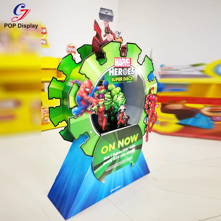 Customizable Cardboard Triangle Standee Display for Advertising