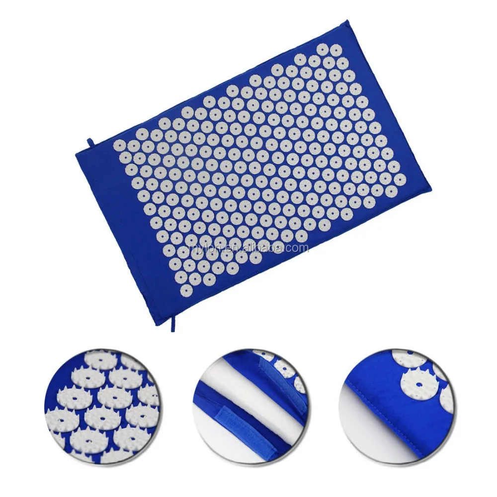 Acupressure Mat With Lotus Flower Spike /yoga Mat - Buy Massager Mat ...