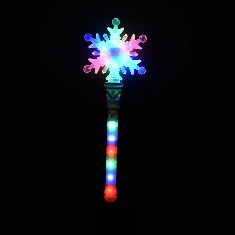 Light Up Snowflake Wand,Led Snowflake Galaxy Magic Wand,Frozen ...